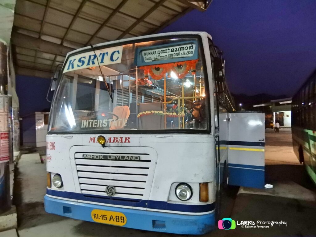 Kerala Bus Timings from Theni Bus Stand – TNSTC & KSRTC