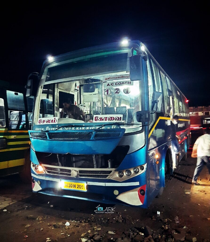 Salem to Coimbatore AC Bus Timings – TNSTC Bus Schedule