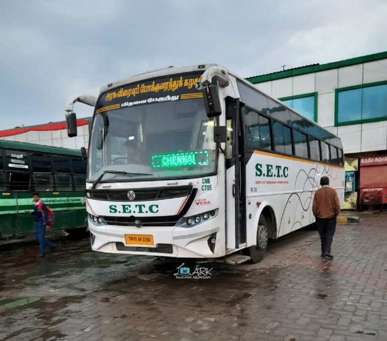 Ooty to Chennai Bus Timings – TNSTC Bus Schedule