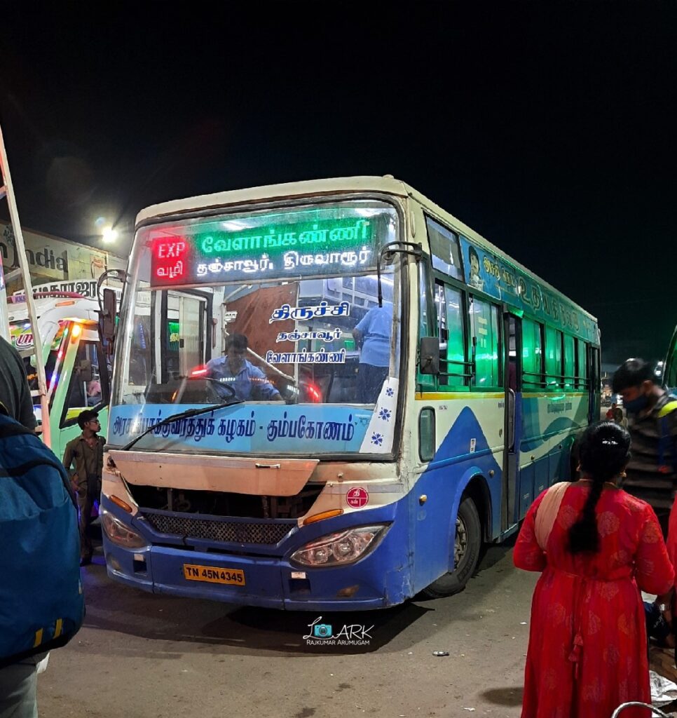 Trichy to Velankanni Bus Timings – TNSTC Bus Schedule
