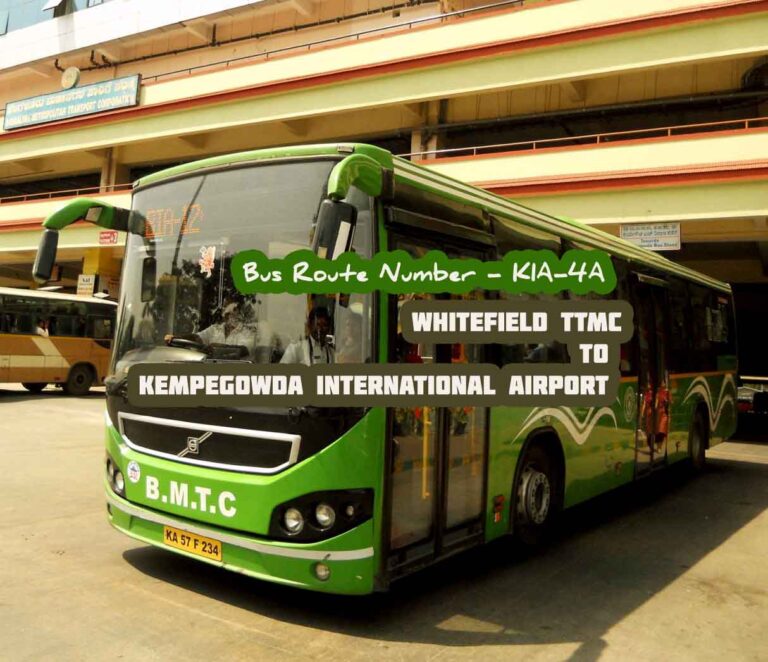 Whitefield TTMC to Bangalore International Airport Bus Timings BMTC Bus ...
