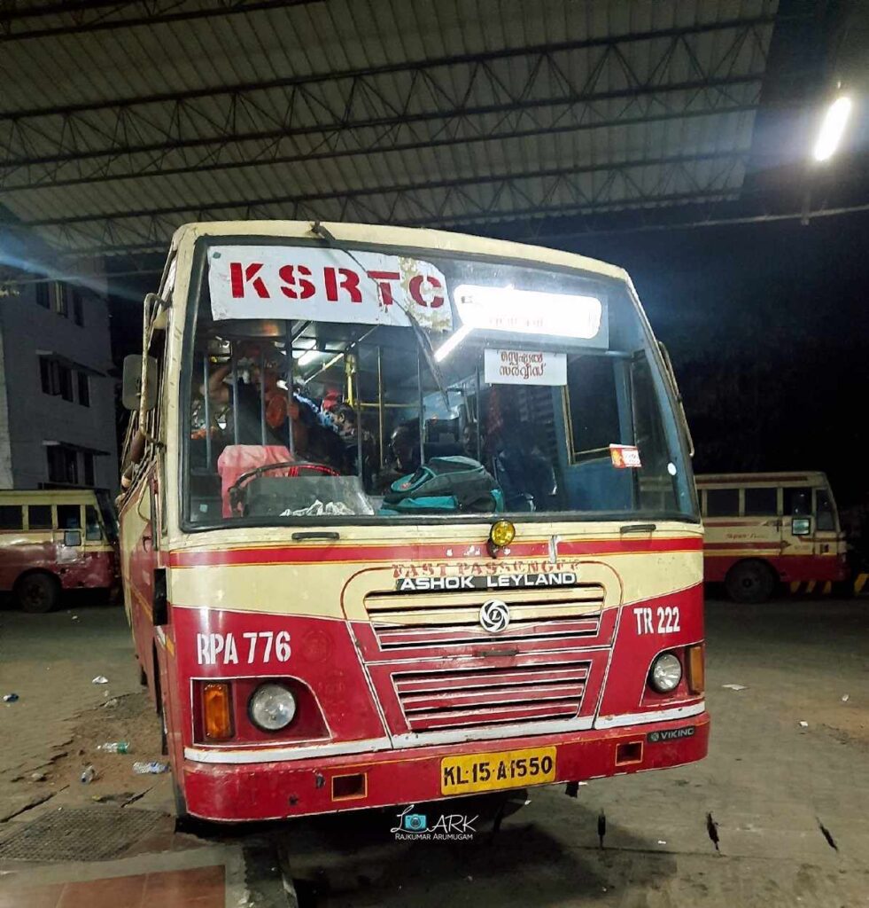 Cherthala to Cumbum Bus Timings – KSRTC Bus Schedule