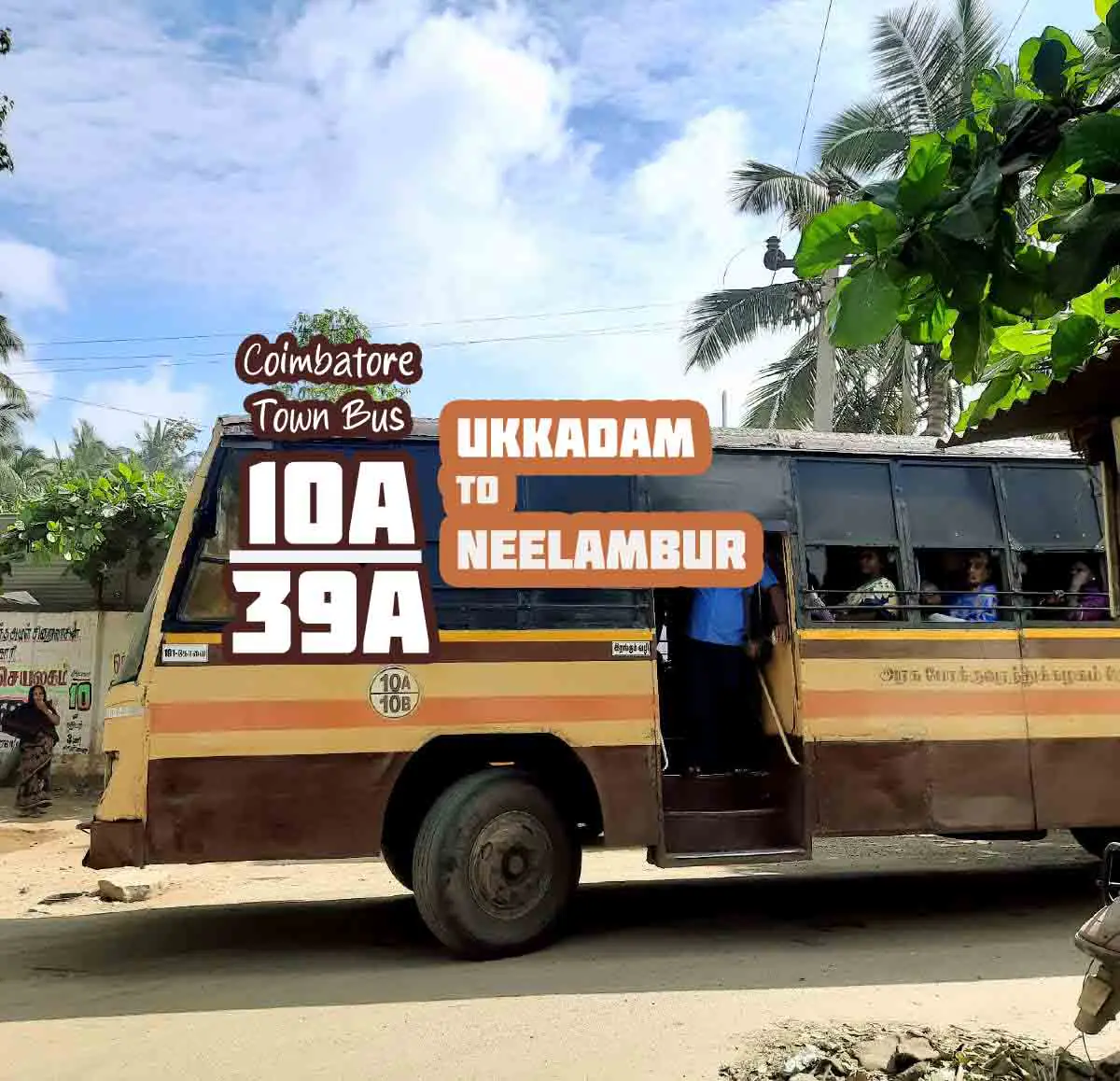 Ukkadam to Neelambur Bus Timings | Coimbatore City Bus Route 10A-39A ...